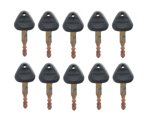10 key For Volvo 777 M3 Q010 ZX 14529178 Excavator Heavy Equipment ...