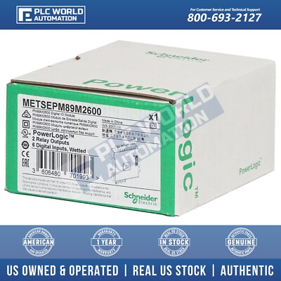 METSEPM89M2600 Schneider Electric PM89M2600 PowerLogic I/O, Brand New ...