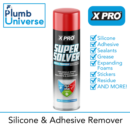 XPRO Super Solver Silicone Sealant and Adhesive Remover / Cleaner 500ml ...