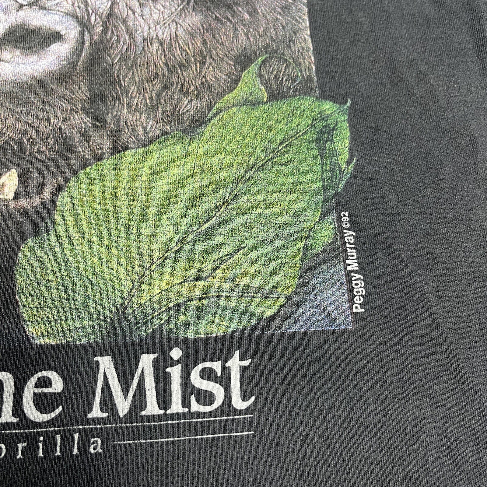 Vintage 1992 Mountain Gorilla Eyes In The Mist Black … - Gem
