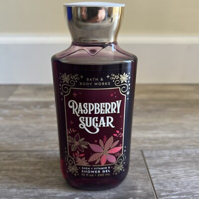 NEW 1 BATH & BODY WORKS RASPBERRY SUGAR BODY WASH SHOWER GEL 10 FL OZ ...
