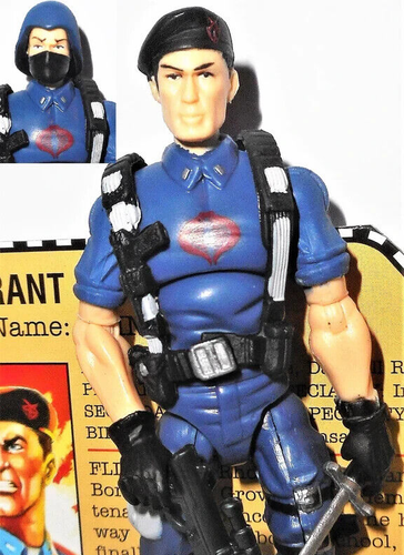 Gi Joe 2008 FLINT as COBRA TROOPER soldier 25th anniversary revenge ...