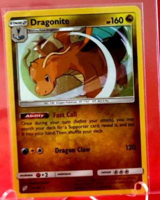 Dragonite HP160 2019 Collectible Pokemon Card No. 119/181 | eBay