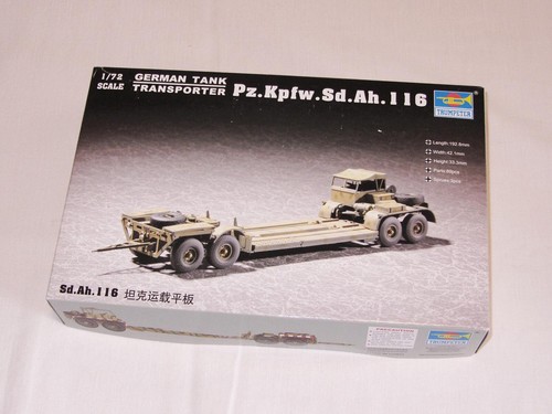 Trumpeter 1/72 German Military WW2 Tank Transporter Model Kit 07249 NEW ...