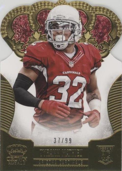 2013 Panini Crown Royale - Tyrann Mathieu #196 Gold Die-Cut Crown /99 ...
