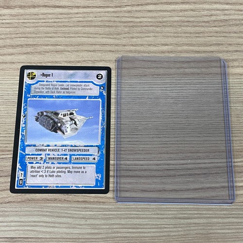 STAR WARS ROGUE 1 SNOW SPEEDER HOTH DECIPHER COLLECTABLE TRADING CARD ...