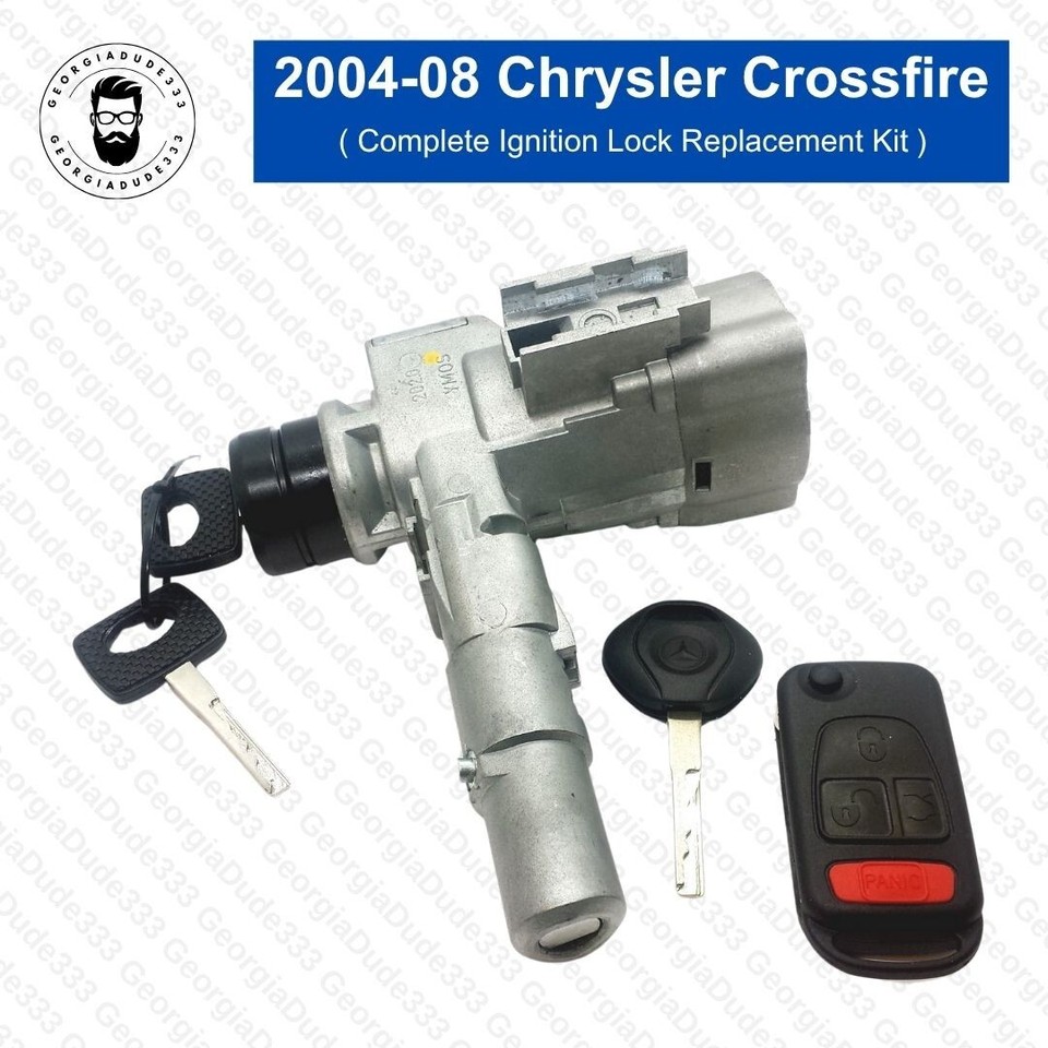 2004-08 Chrysler Crossfire Ignition Lock Cylinder Complete Replacement ...