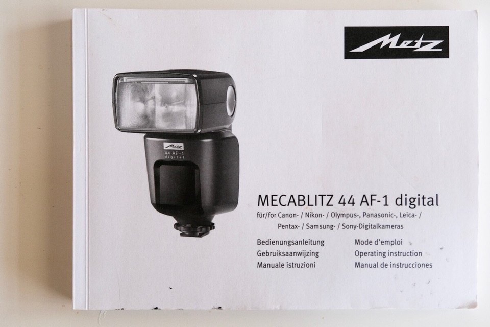 Metz Mecablitz 44 AF-1 digital flash for canon | eBay