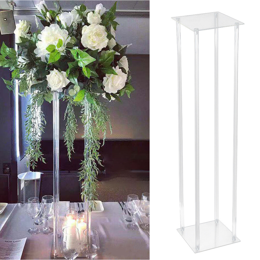 Acrylic Wedding Aisle Flower Stand Centerpiece Flower Arrangement ...