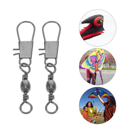 6 Pcs Metal Hook Heavy Duty Kite Bearing Connector Snap Connection Line ...