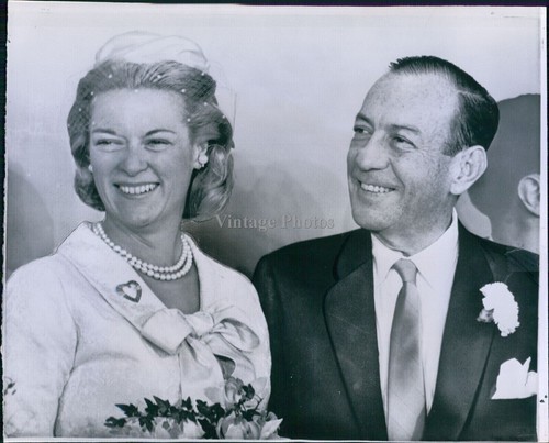 1965 Photo Mayor Robert Wagner Ny Barbara Cavanagh Married Spellman ...