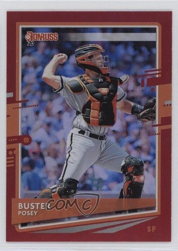 2020 Panini Donruss Holo Red Buster Posey #93 | eBay