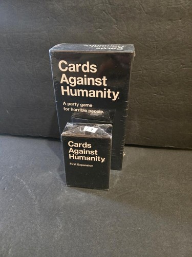 VINTAGE NEW SET OF CARD AGAINST HUMANITY GAME & THE FIRST EXPANSION ...