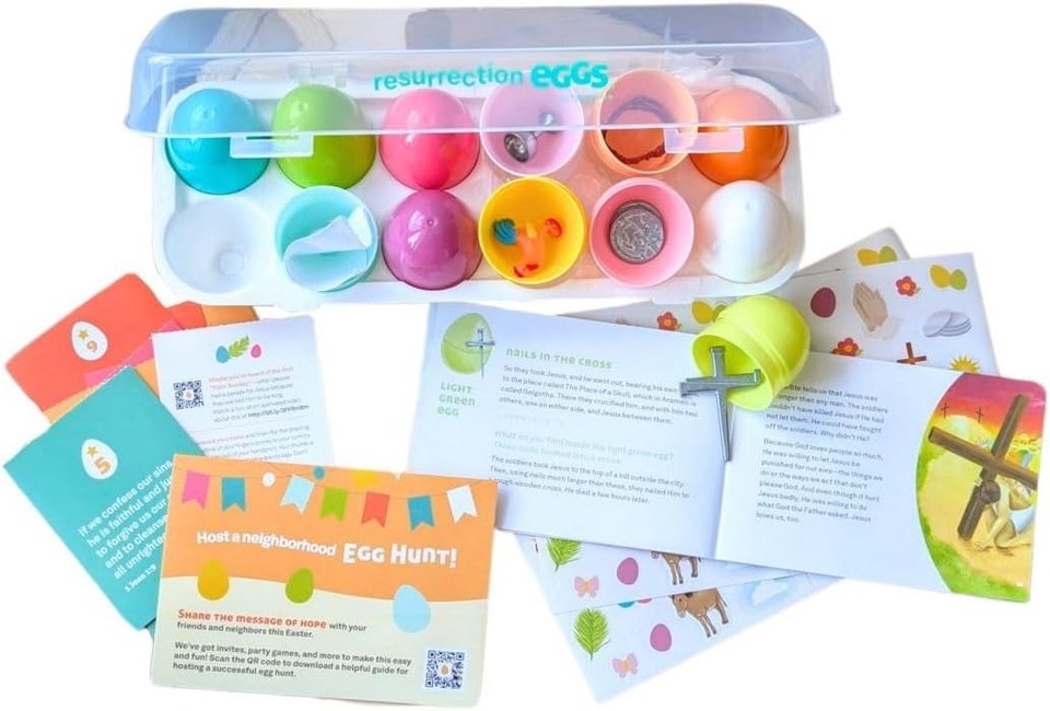 Resurrection Eggs 30th Anniversary Edition – 12 Piece Easter Eggs Set ...