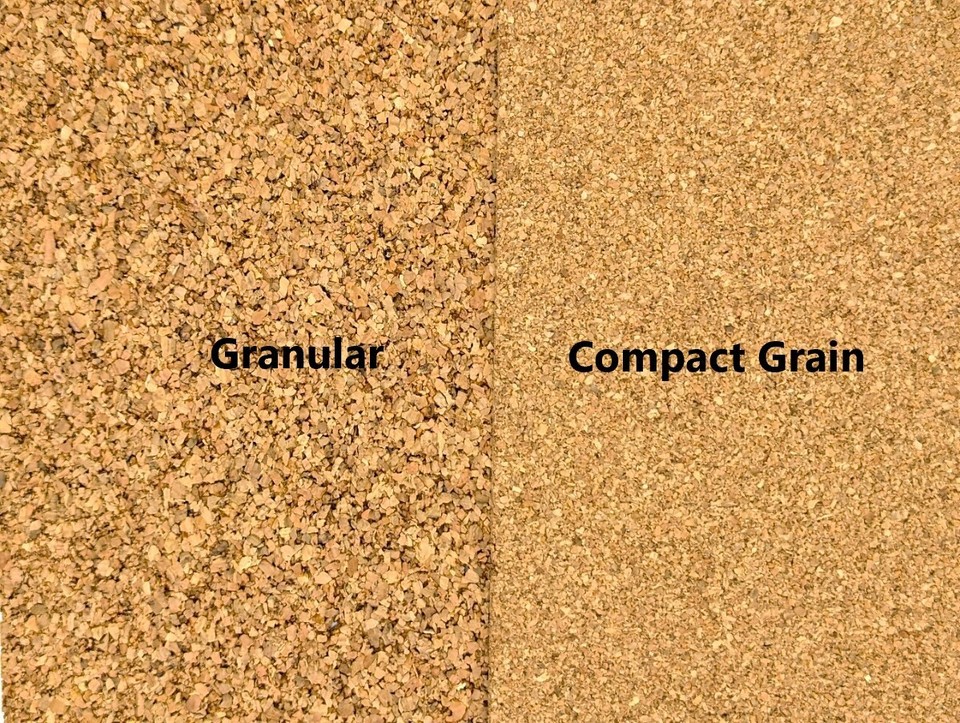 NATURAL CORK / Compact Grain / 6 Pack-12x12 " Panels / 3mm / CR117 ...