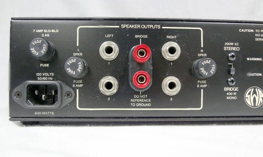 SWR SM-400 Bass Guitar Rack Mount Graphic EQ Equalizer Solid Power Amp ...