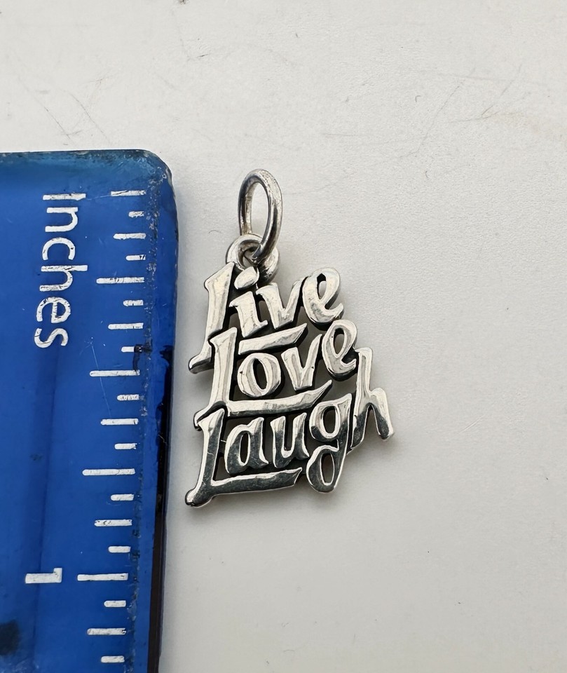 James Avery Sterling Silver 925 Live Love Laugh Charm Pendant | eBay