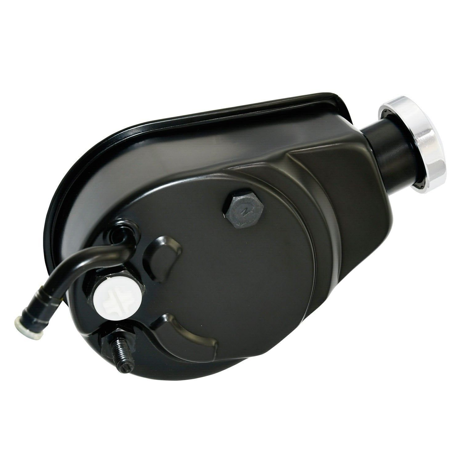 SB Chevy Black Key Way Saginaw P Series Power Steering Pump SBC 327 350 ...