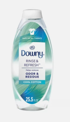Downy Liquid Rinse & Refresh Fabric Rinse, Cool Cotton Scent, 25.5 ...