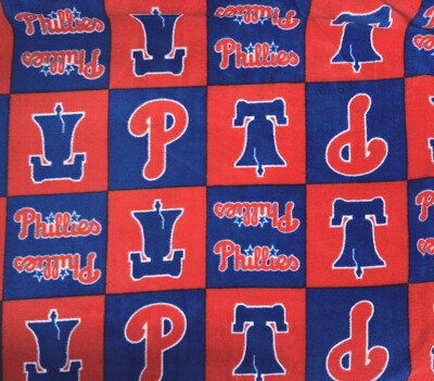 By the YARD 60" Wide Philadelphia Phillies Major League Baseball Fleece ...
