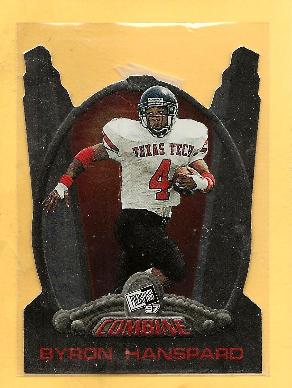 BYRON HANSPARD - 1997 Press Pass "Combine" - #9 - Falcons - Comb ...