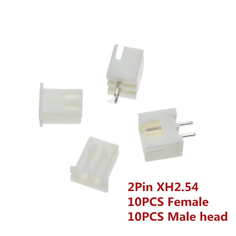 230pcs XH2.54 2p 3p 4pin 2.54mm XH Adaptor Connectors Wire Header JST ...