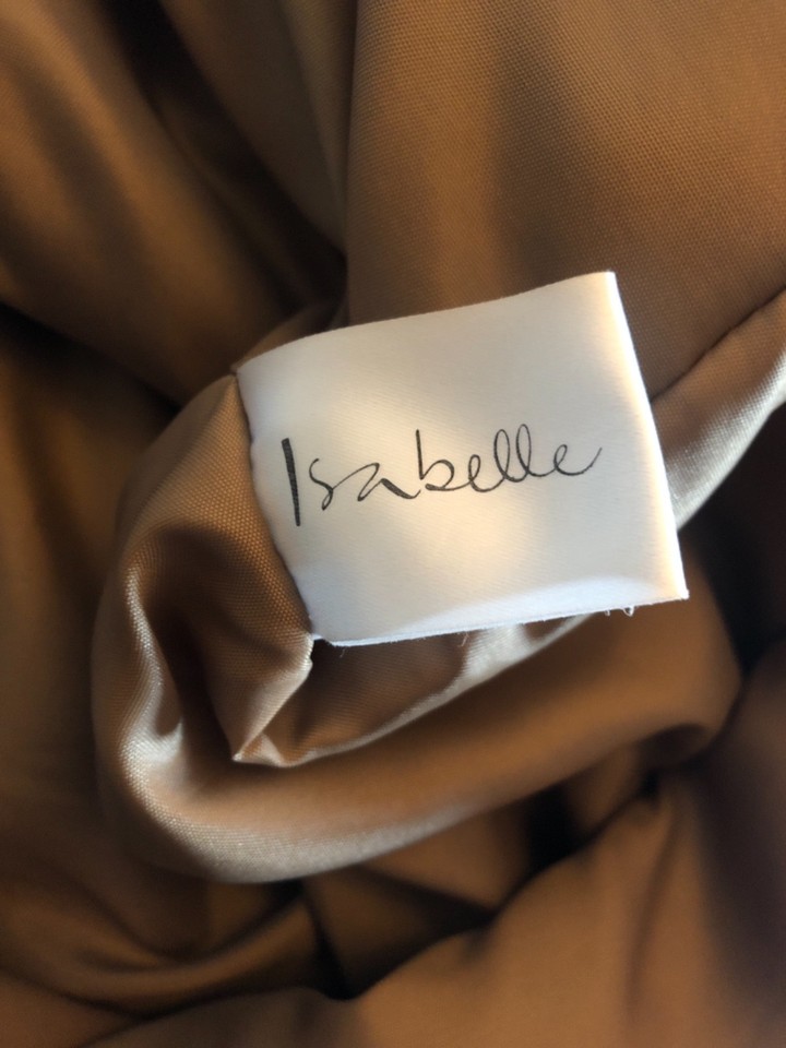 Womens vintage camel coloured 80 % Woollen coat by Issabelle - size 18 ...