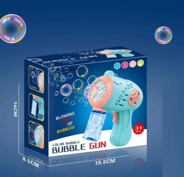 Toy Kids Bubble Making Gun in Automatic with 1 Bubble Bottle Solution ...