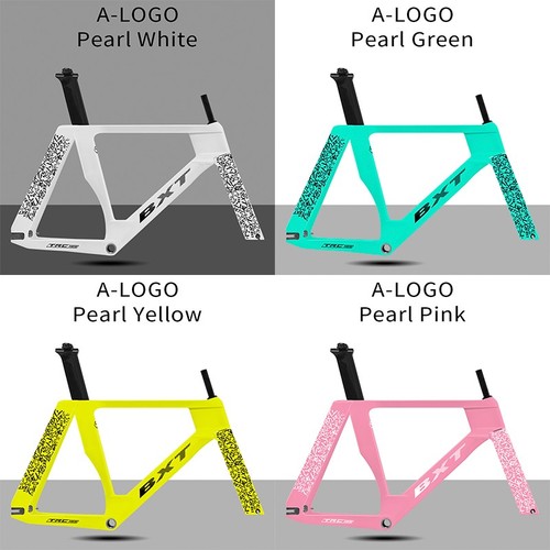 BXT Full Carbon Fiber Track Frame XS/S/M/L 700c Rigid Fixed Gear Bike ...