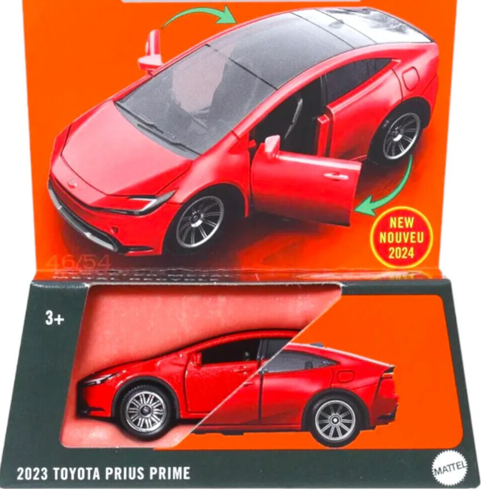 Matchbox 2023 Toyota Prius Prime Red #46 Moving Parts 2024 (In-Stock ...