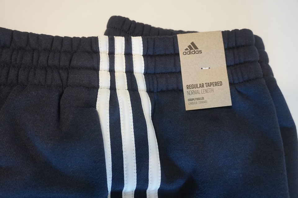 Adidas Essentials Fleece Tapered Cuff Pants Sweatpants GK8823 Men Size ...