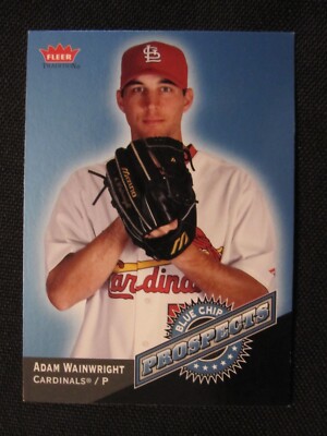 Adam Wainwright 2006 Fleer Tradition Blue Chip Prospects RC St. Louis ...