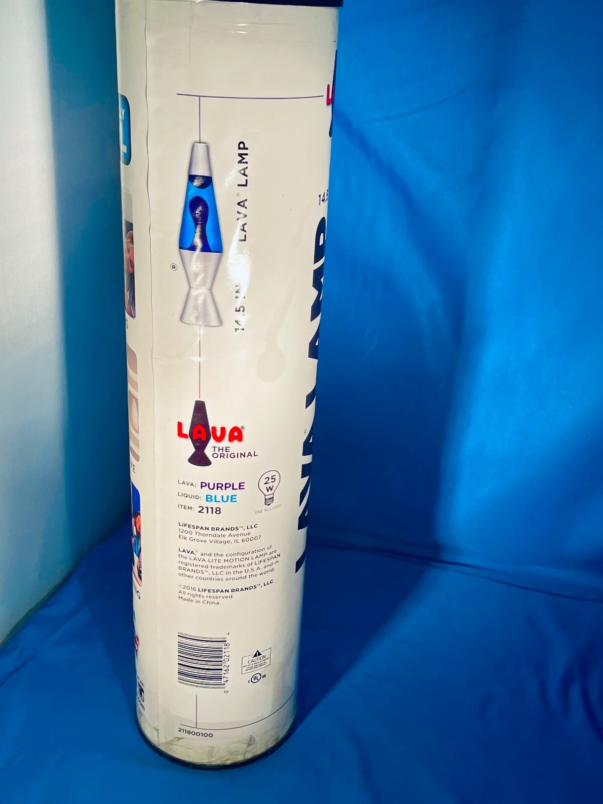 Brand New The Original Lava Brand Lava Motion Lamp 14.5" Blue Purple ...