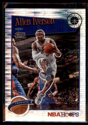 2019-20 Hoops Premium Stock PULSAR Allen Iverson Philadelphia 76ers ...