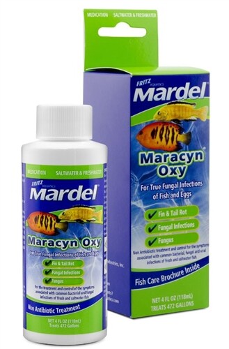 Fritz Mardel Maracyn Oxy 4 Oz. Medication Treatment Fish Tank Aquarium ...