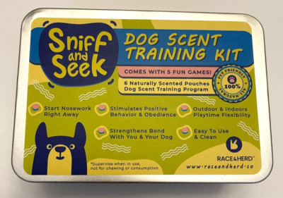 Race&Herd Sniff and Seek Dog Scent Training Kit, Dog Nosework Kit ...