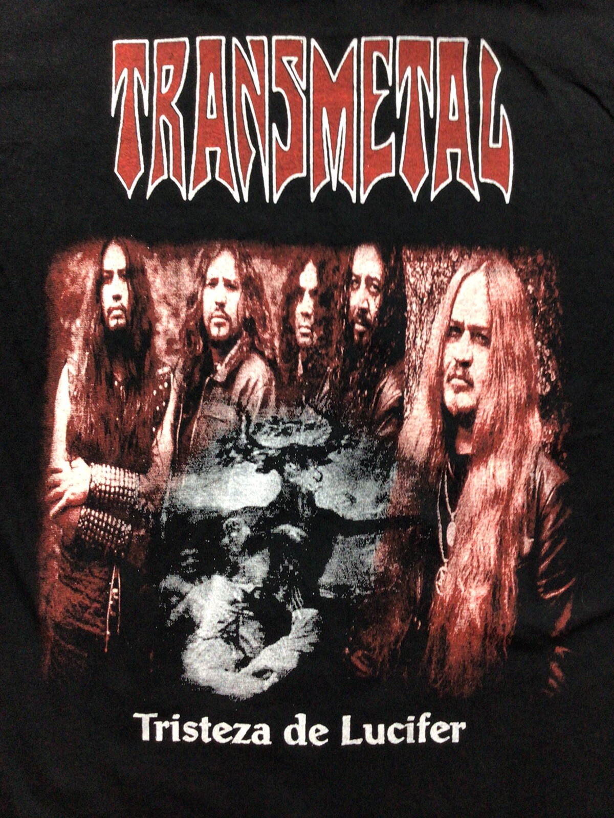 Vintage Transmetal Tristeza de lucifer album band t s… - Gem