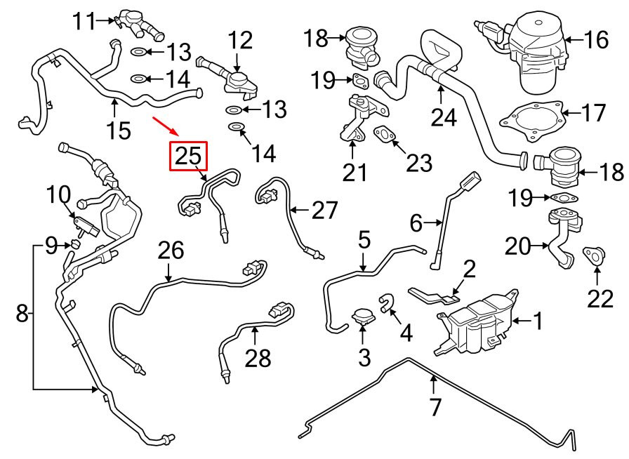 PORSCHE MACAN 95B Front Right Oxygen Sensor 95B906203F NEW GENUINE ...
