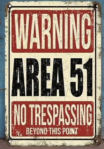 area 51 metal sign | eBay