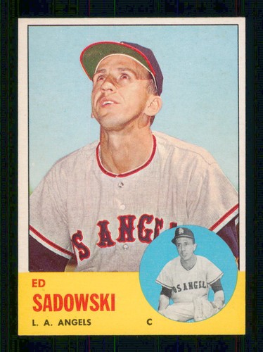 1963 TOPPS BASEBALL # 527 ED SADOWSKI 12970 | eBay