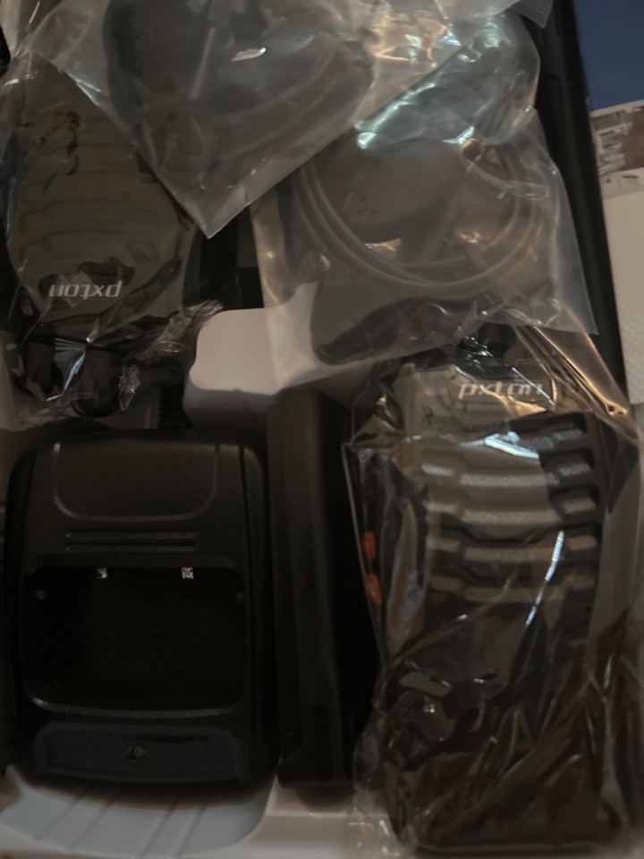 Paxton PORTABLE TWO-WAY RADIO VHF/UHF FM TRANSCEIVER CTCSS/DCS nib | eBay