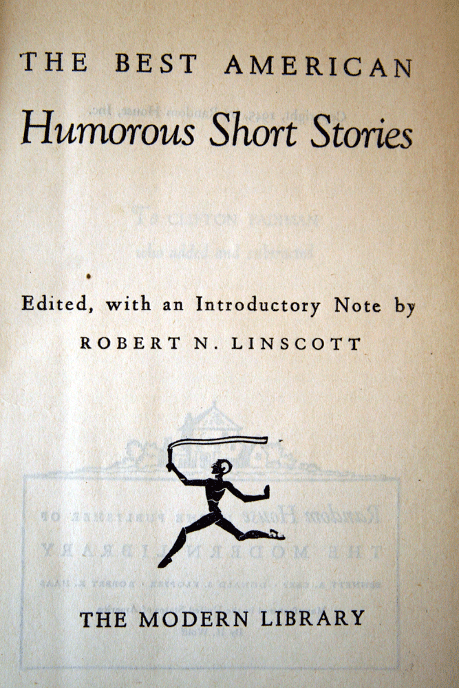 Best American Humorous Short Stories 1945 Modern Library #87 HC/DJ R.N ...