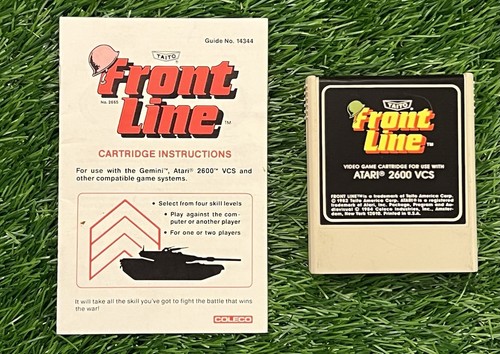 Front Line (Atari 2600, 1982) w/ Manual Tested Working | eBay
