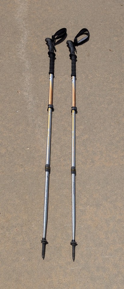 Set of Black Diamond Aluminum Spire Trail Flicklock Trekking Poles 105 ...