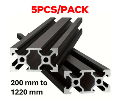 5PCS 2040 Aluminum Extrusion Profile V Slot Linear Rail EU Standard 200 ...
