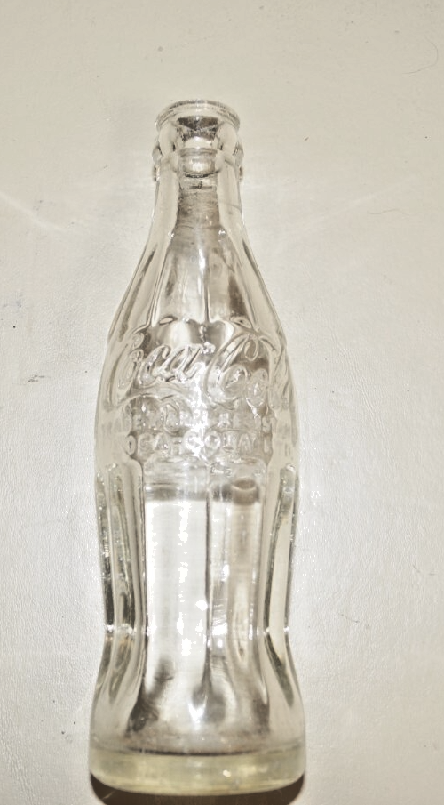 Clear Coca Cola Bottle Soda Pop Cola Embossed Heavy 6 Oz Glass Bottle ...