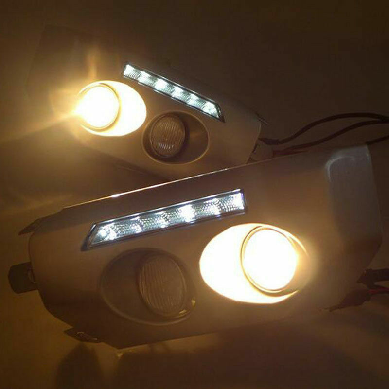 For 2007-2014 Toyota Fj Cruiser Driving Bumper Fog Lights LED DRL ...