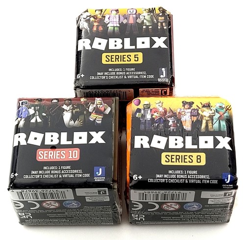 ROBLOX Lot of 3 Mystery Blind Figure Boxes 1 Each Series 5 8 & 10 New ...