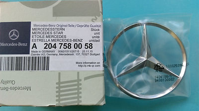 Genuine Mercedes-Benz W204 C-class Rear Trunk Boot Emblem Badge ...