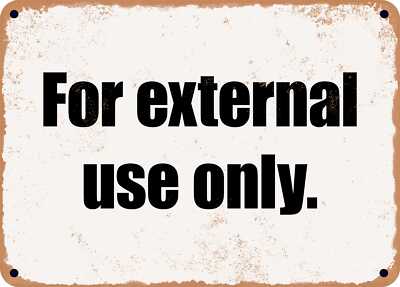 METAL SIGN - For external use only. | eBay